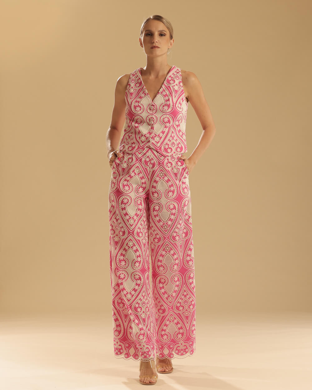Morris in Pink Eyelet - Atelier Debbie Co