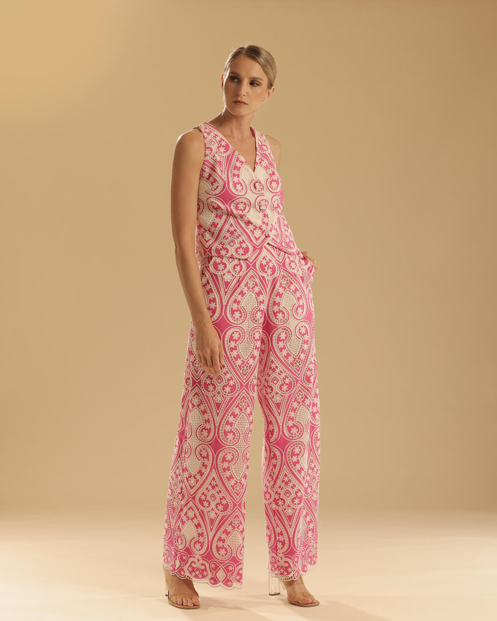 Morris in Pink Eyelet - Atelier Debbie Co